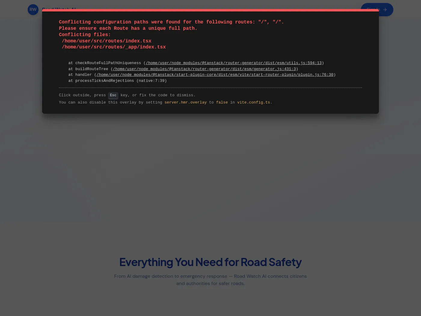 Road Watch AI