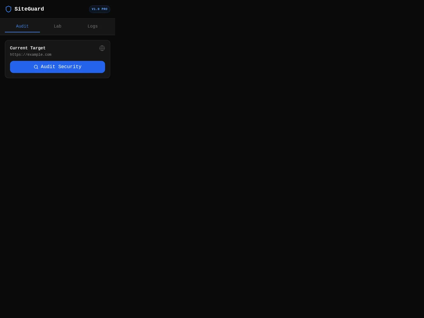 SiteGuard Chrome Extension