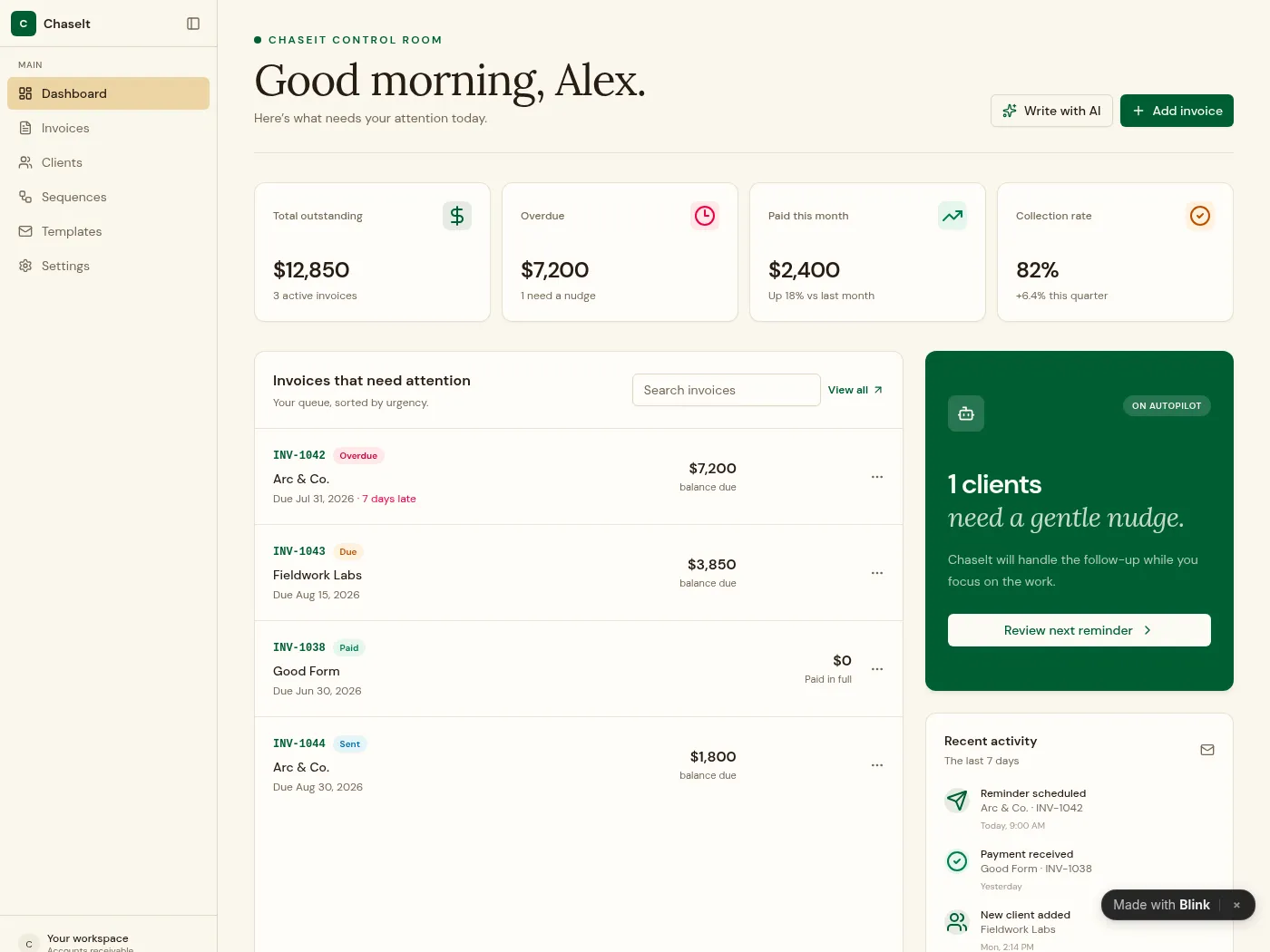 Invoice Chaser Pro