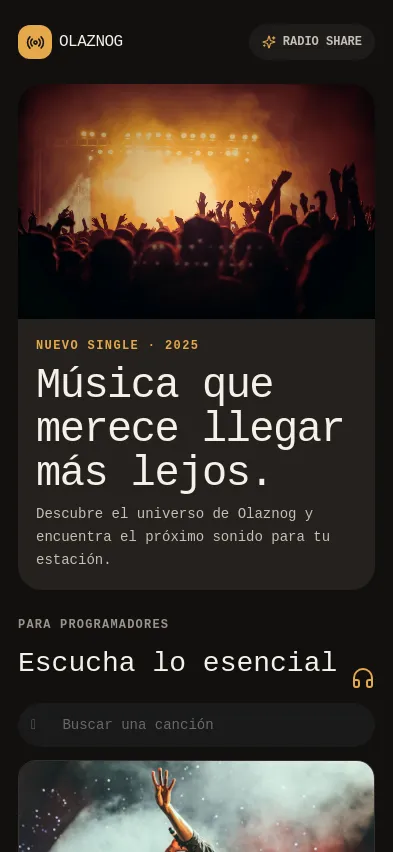 Olaznog Radio Share
