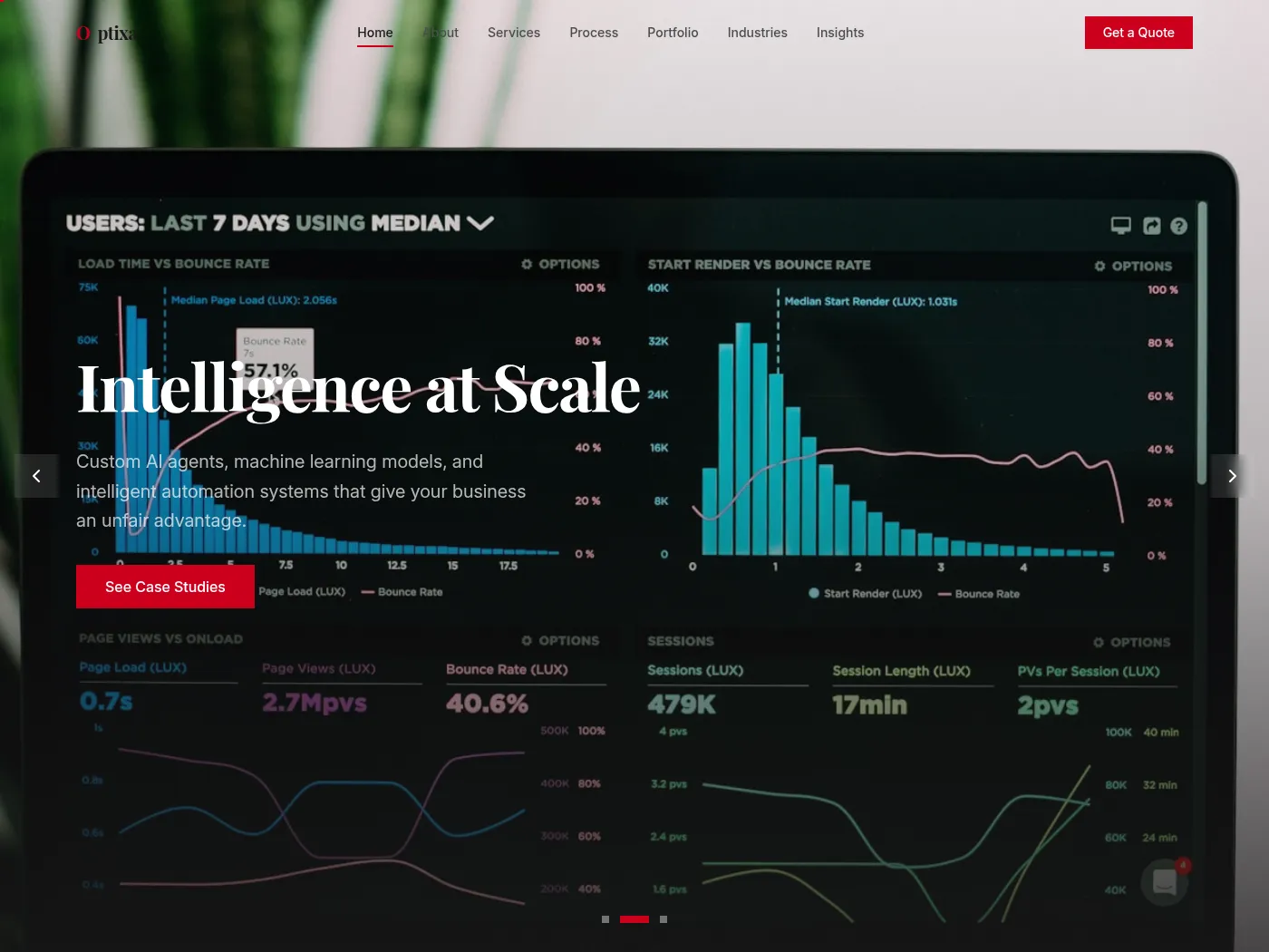 Optixa Premium Consulting Site