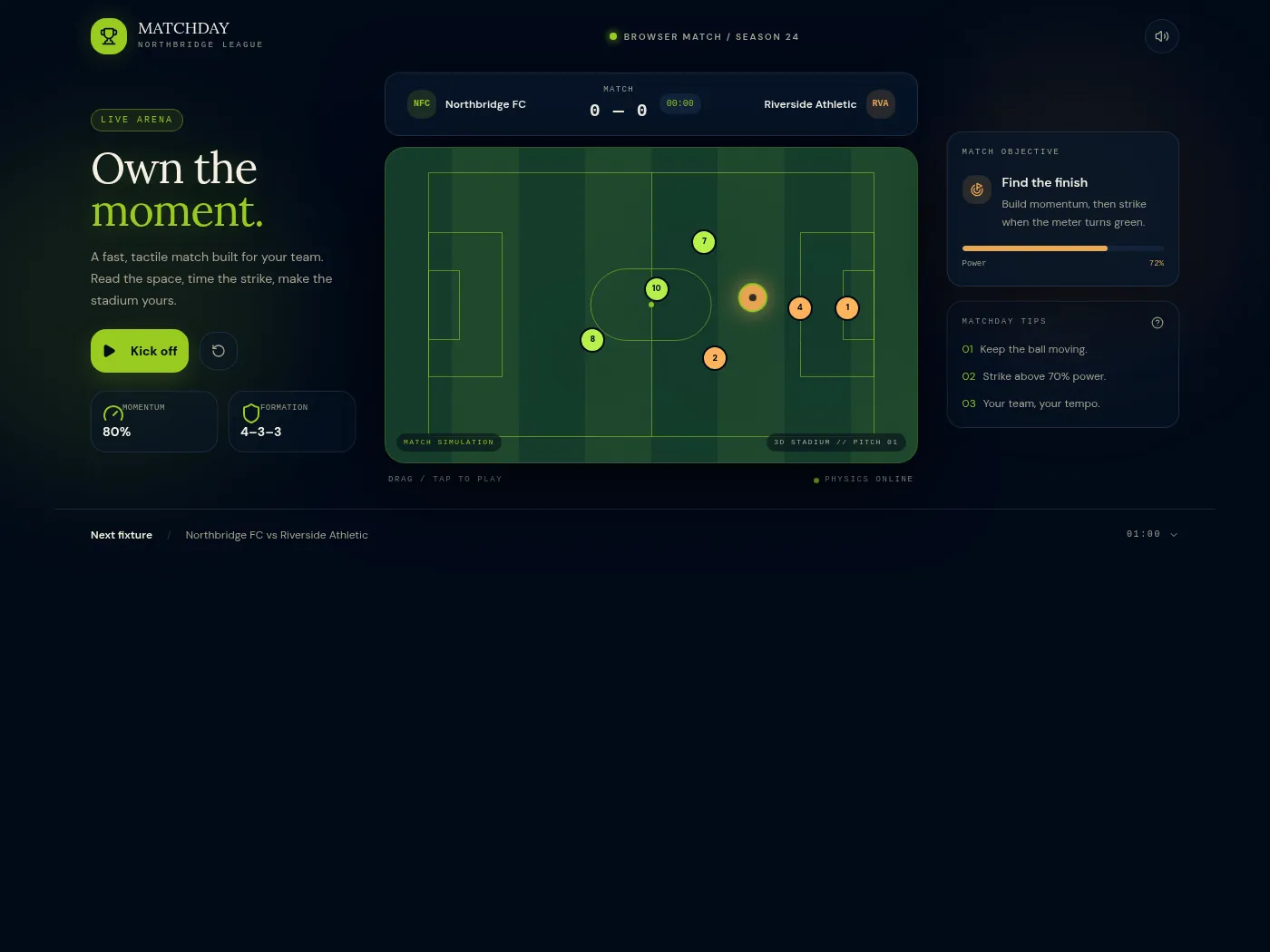 3D Football Arena