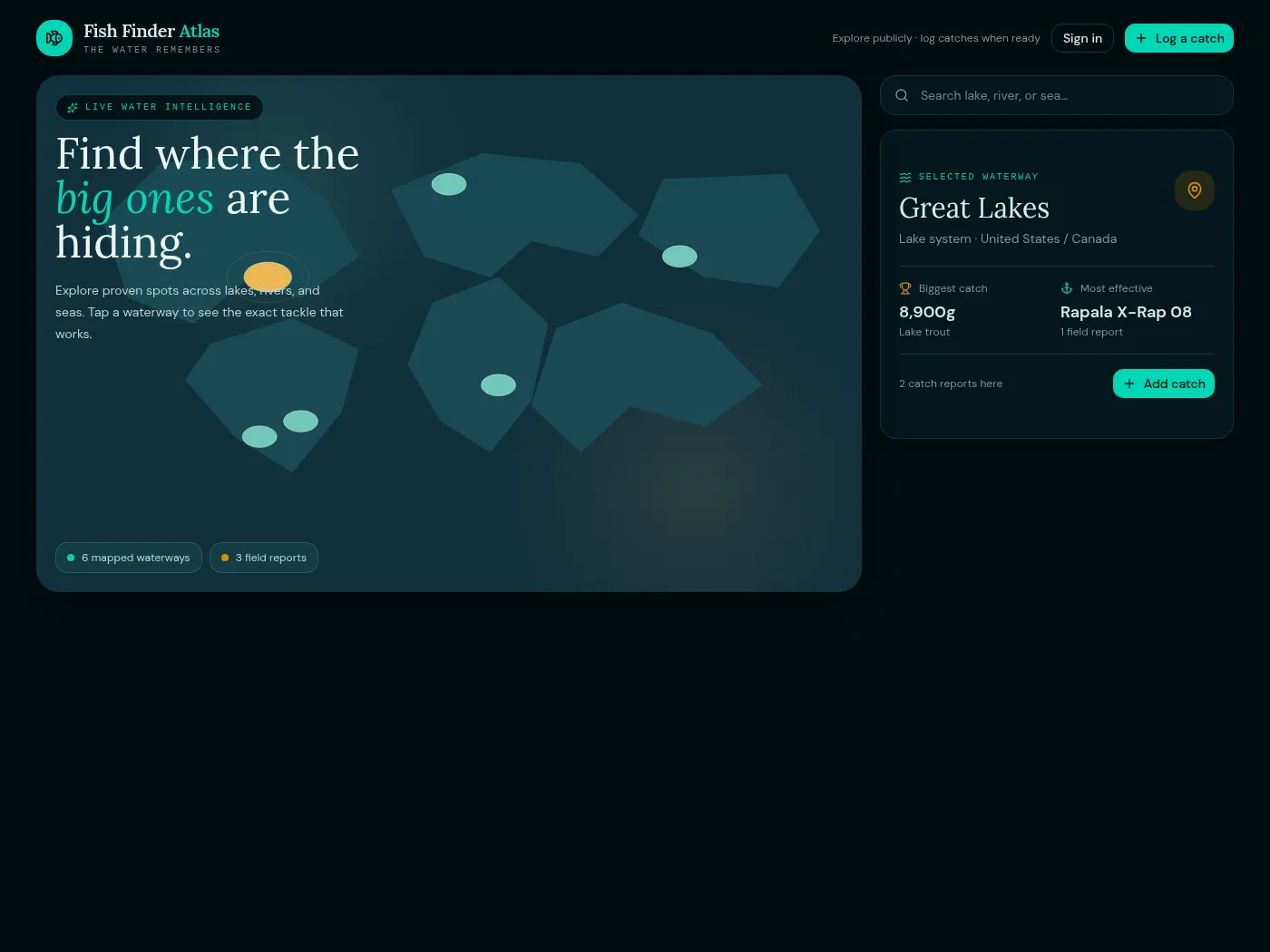Fish Finder Atlas