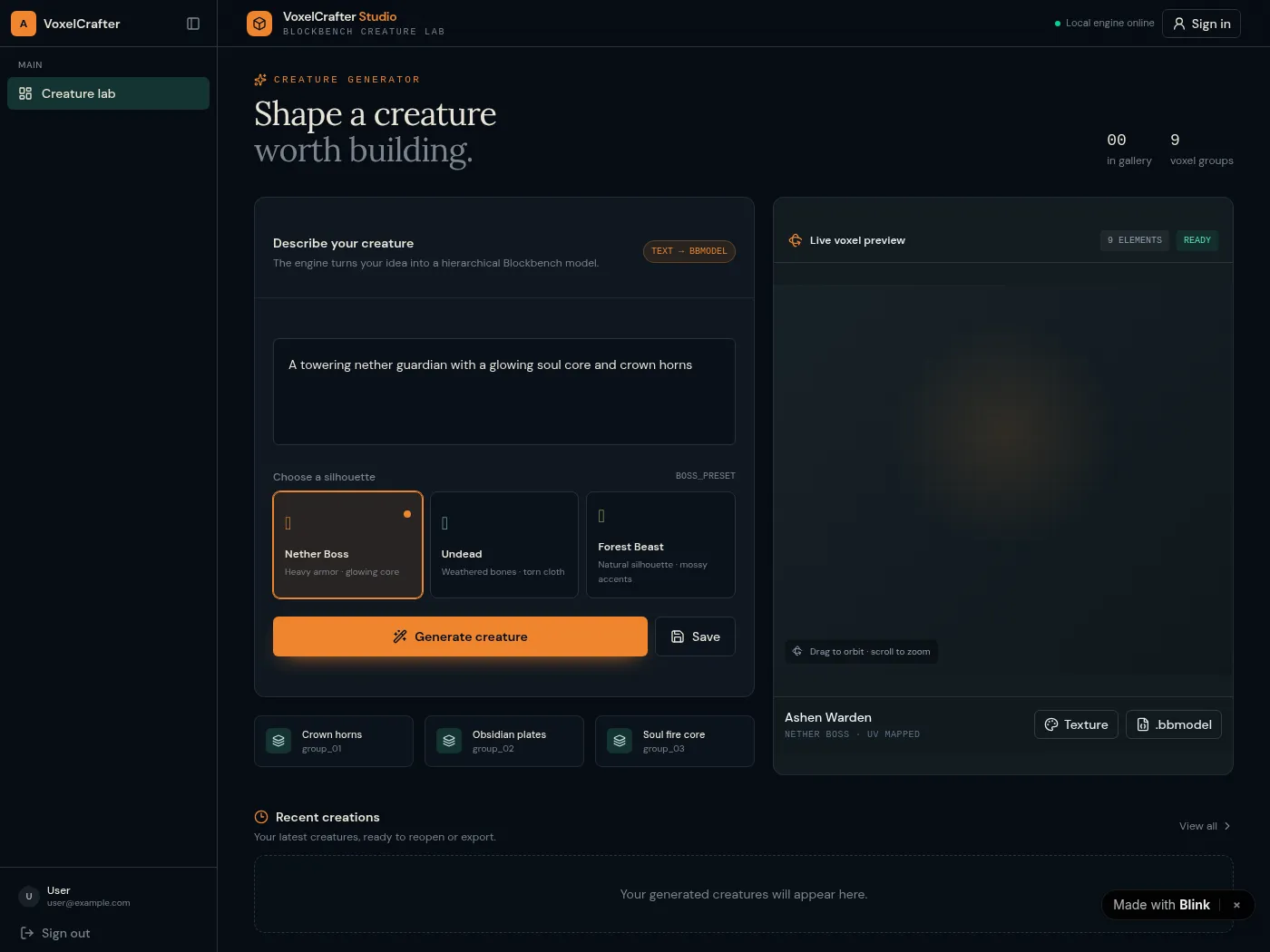 VoxelCrafter Studio