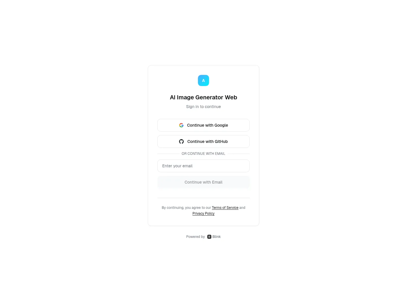 AI Image Generator Web