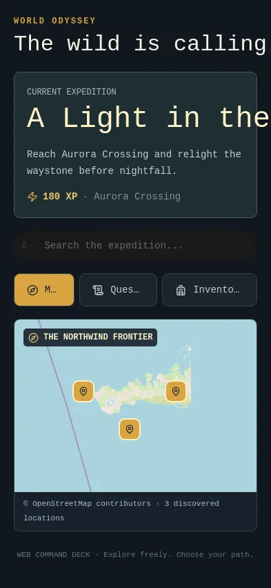 World Odyssey Game