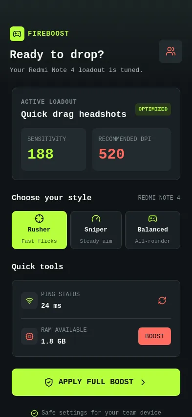 FireBoost Gamer Toolkit