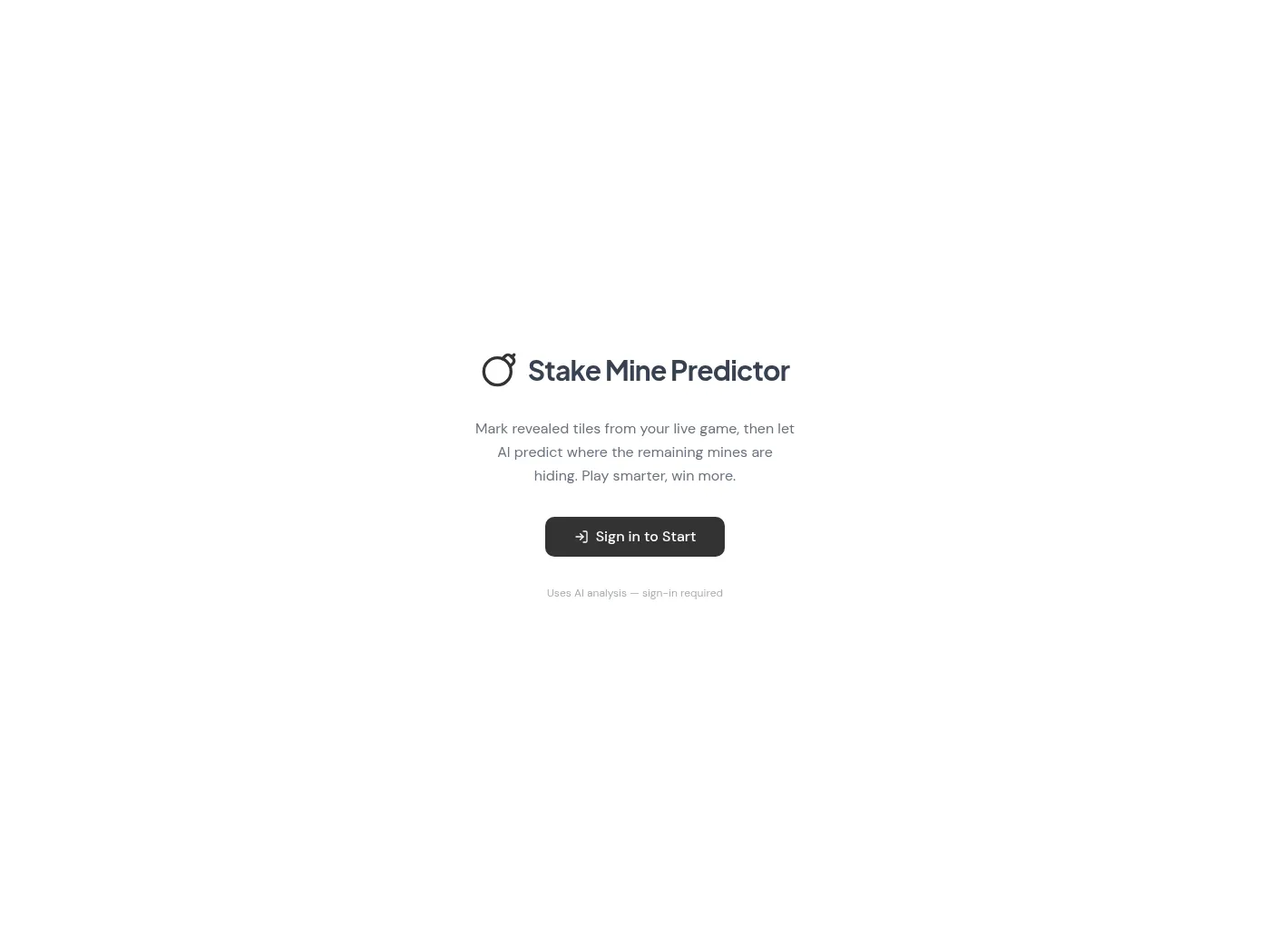 Stake Mine Predictor