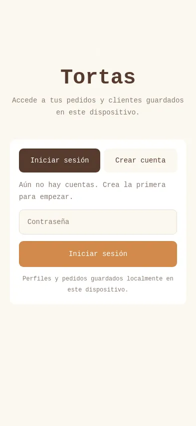 Torta Sales Tracker