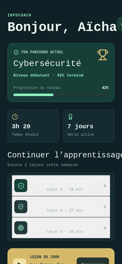 Informatique Coach App
