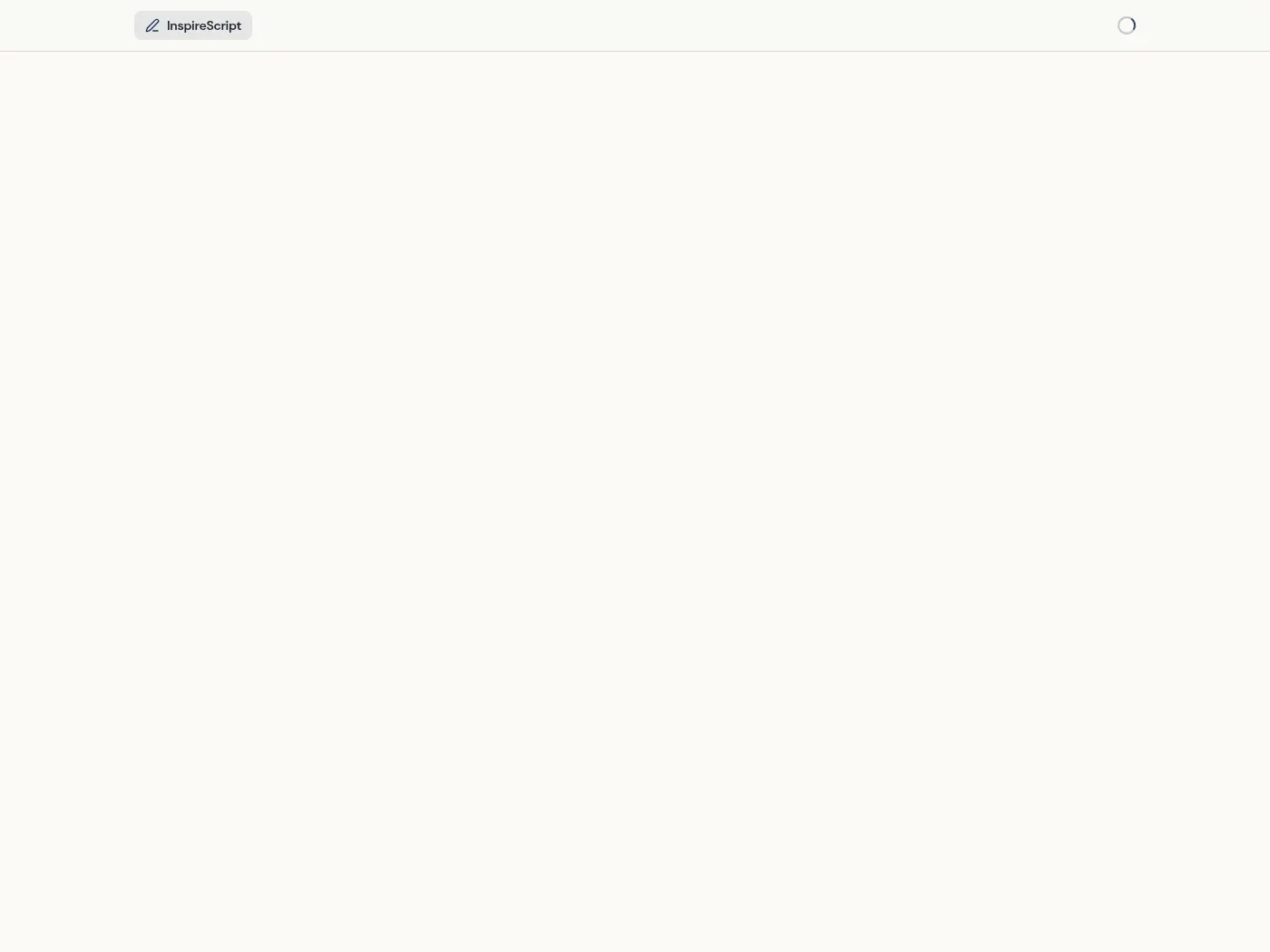 InspireScript Builder