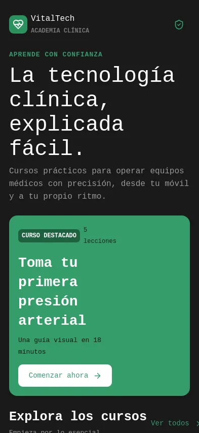 VitalTech Learning App