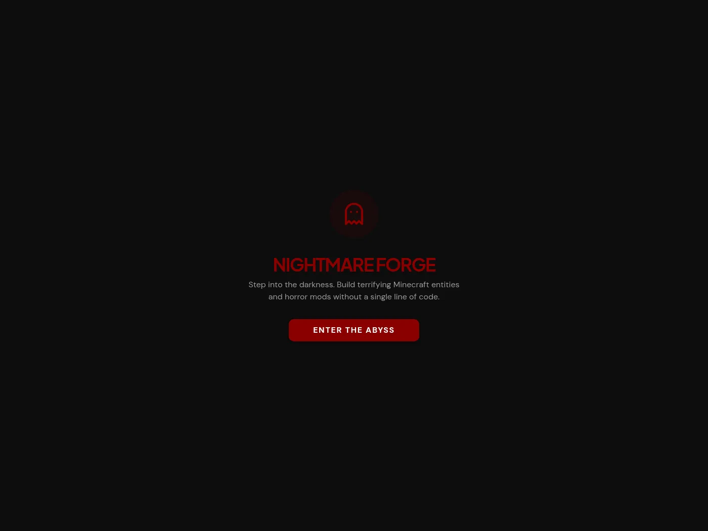 AI Minecraft Horror Mod Builder