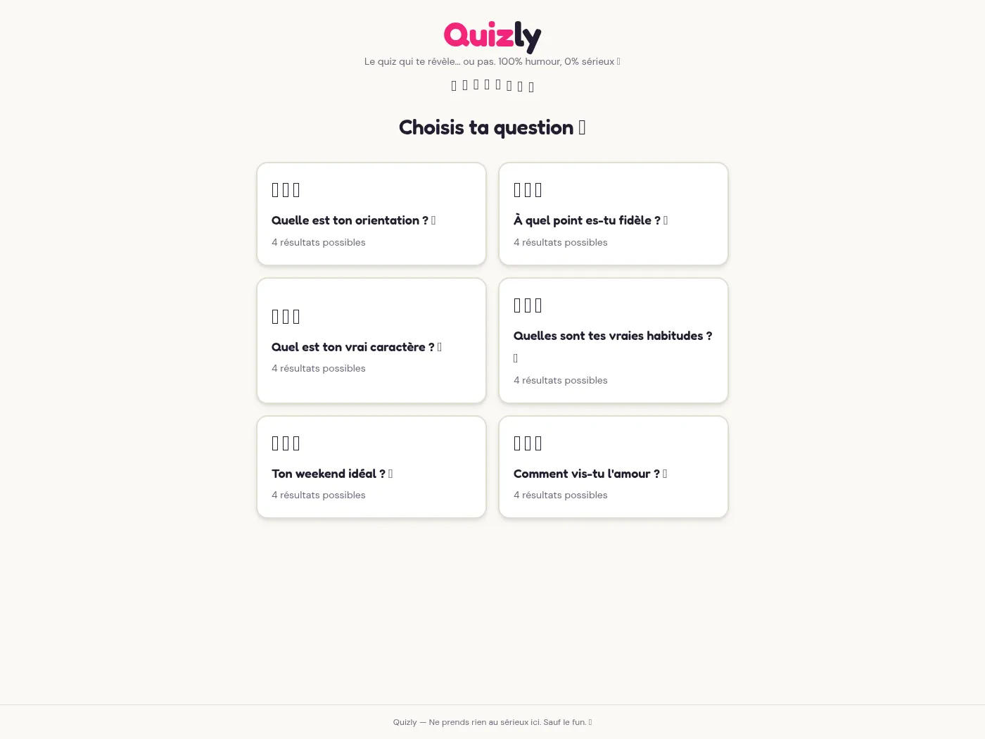 Quizly Humour App