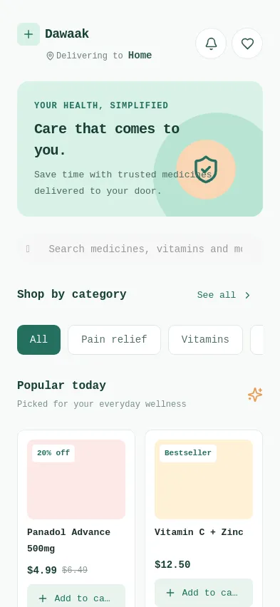 Dawaak Mobile Pharmacy