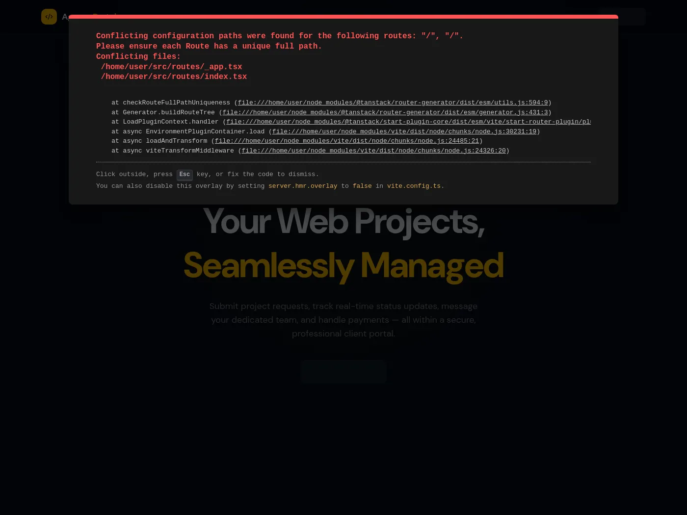 Agency Client Portal
