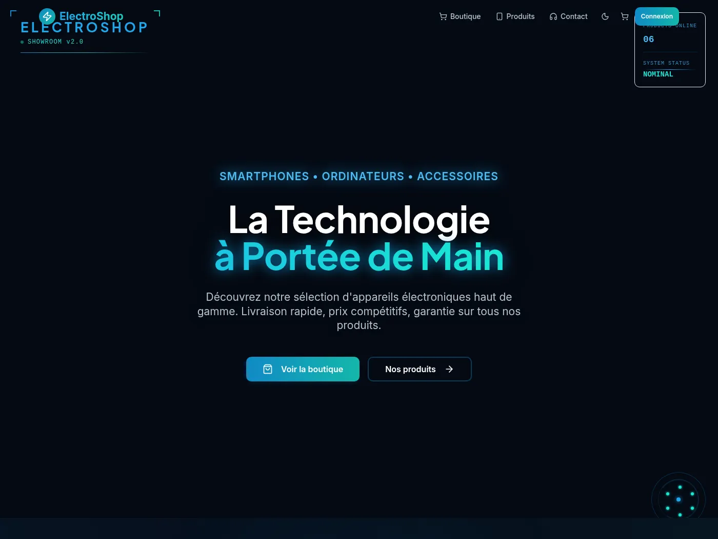 ElectroShop Online