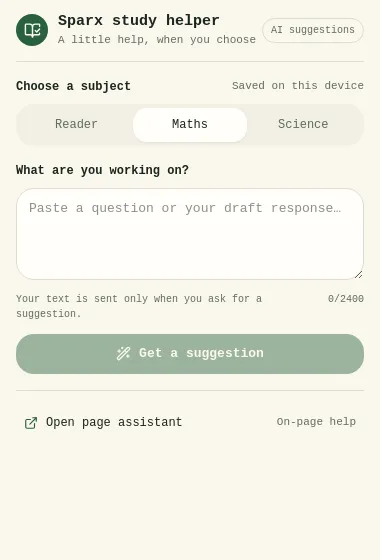 Sparx AI Helper