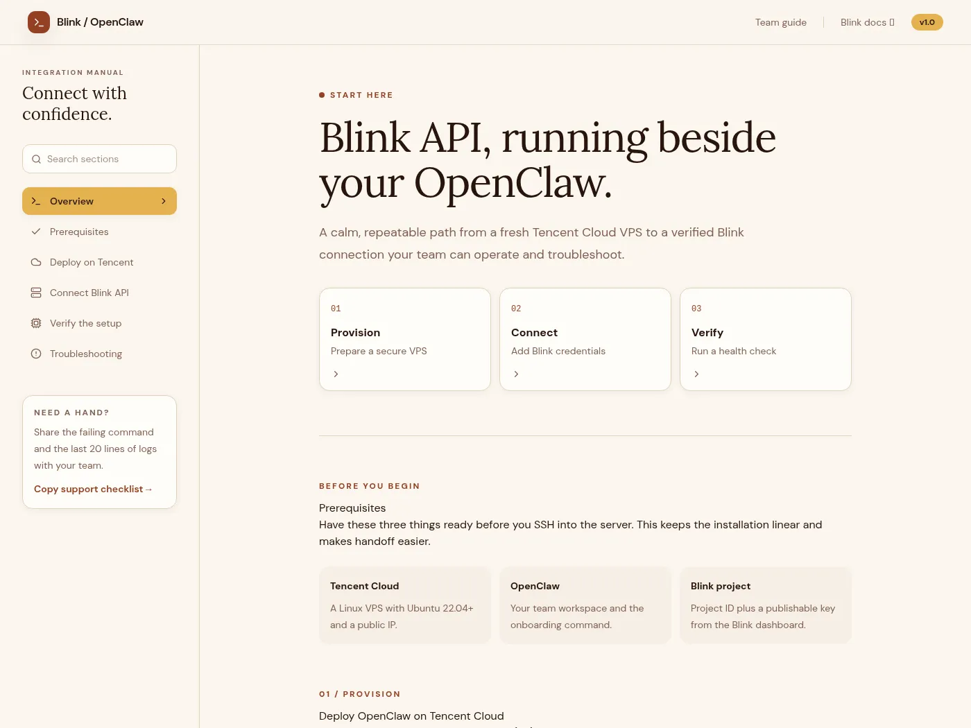 Blink API Integration Guide