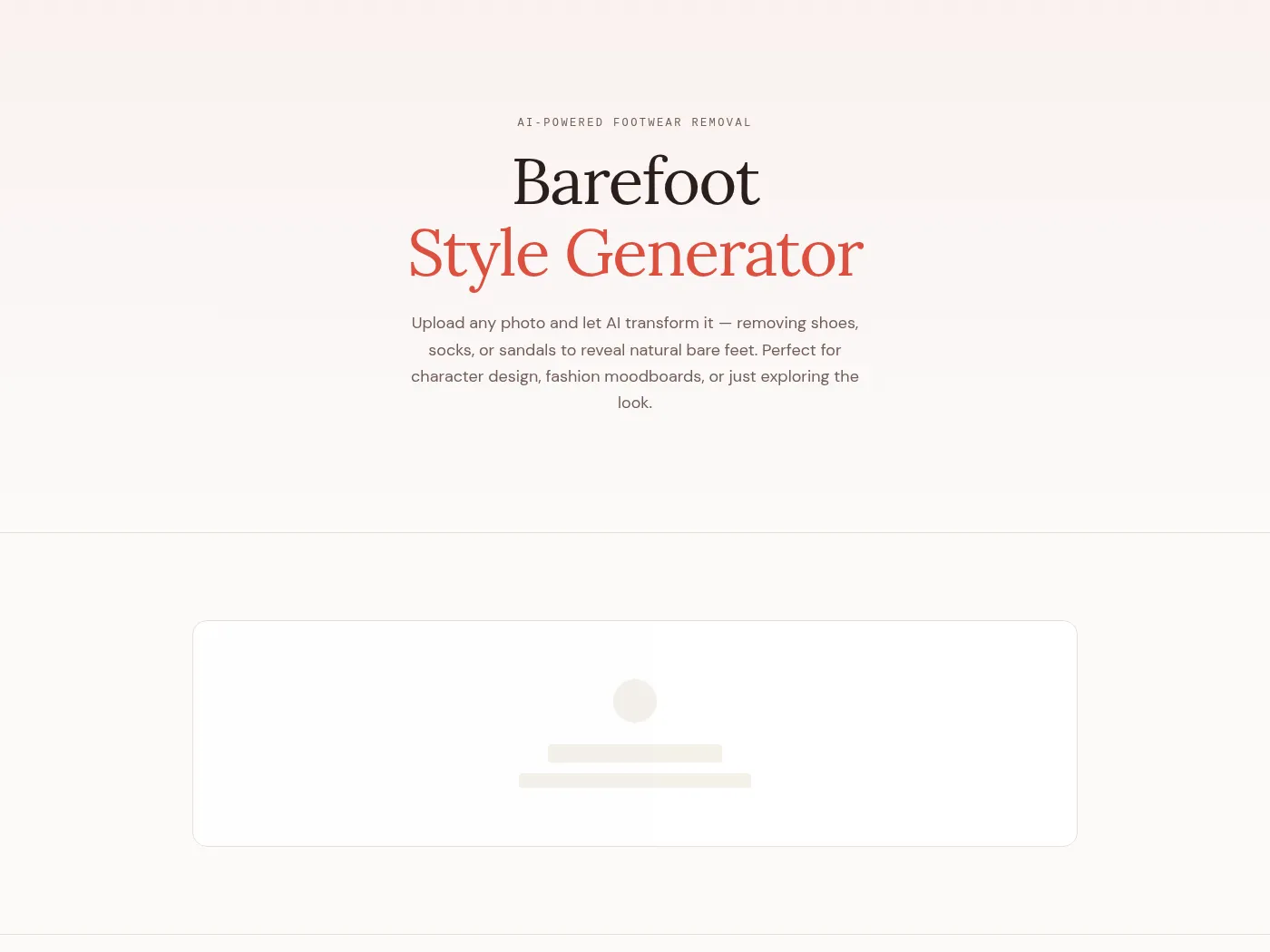 Barefoot Style Generator