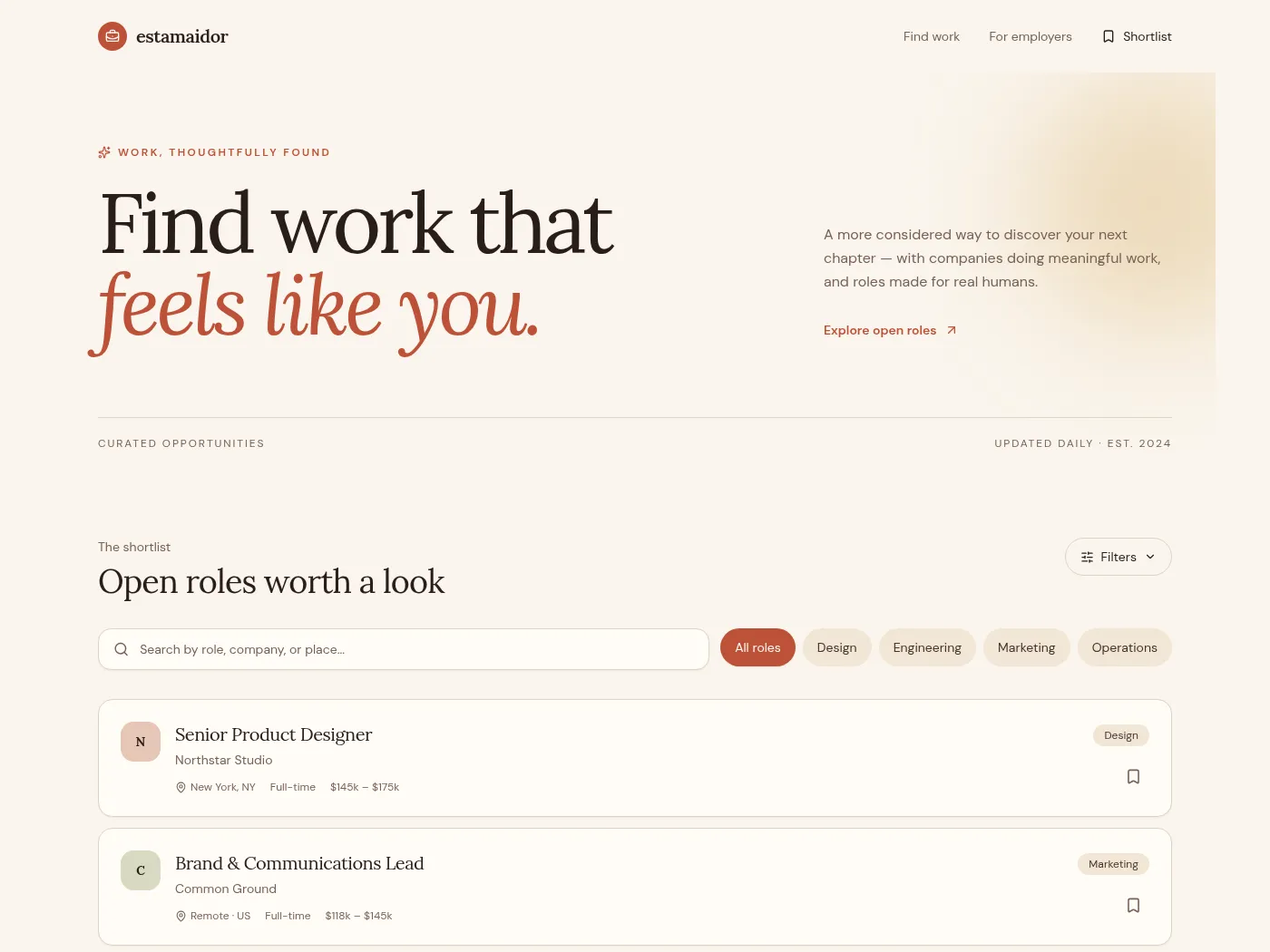 Estamaidor Job Portal