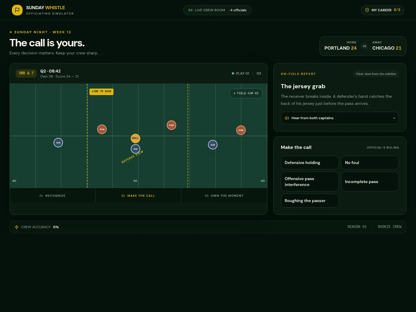 Referee Simulator