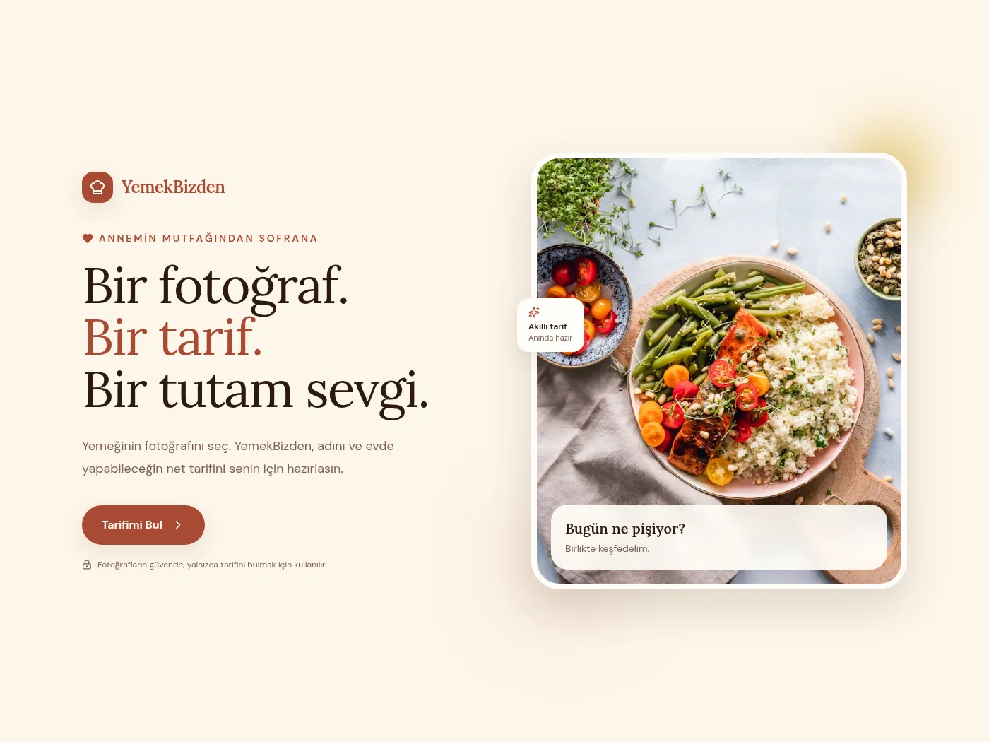 YemekBizden Photo Recipe App