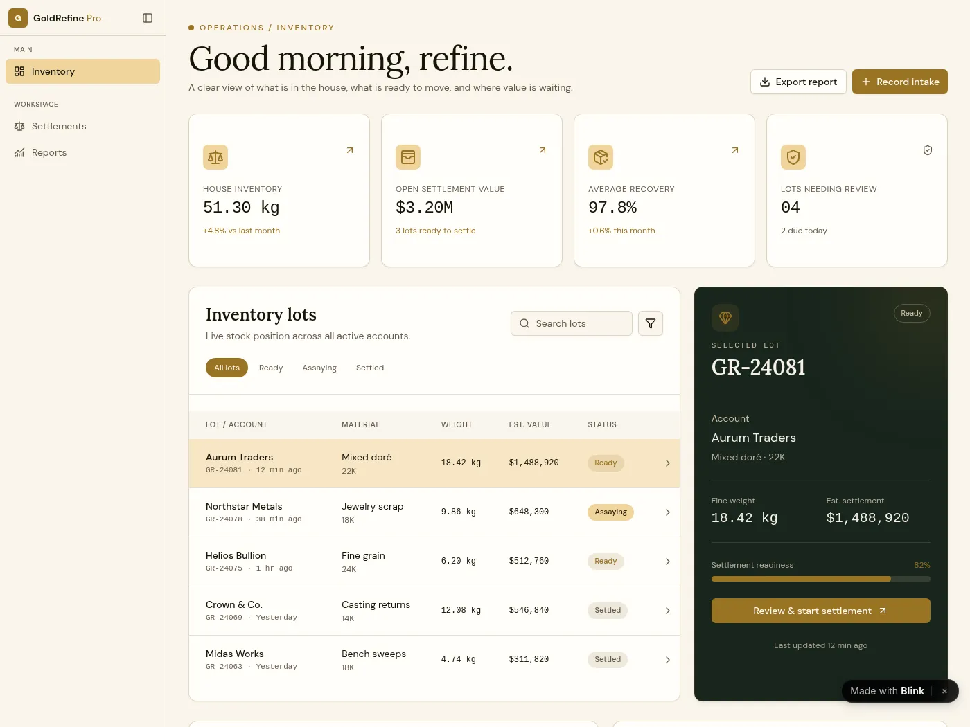 GoldRefine Pro