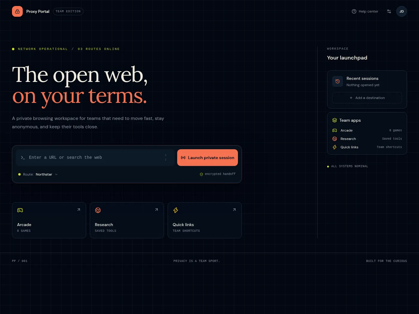 Proxy Portal
