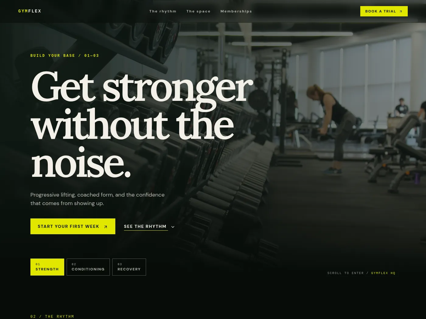 GymFlex Site