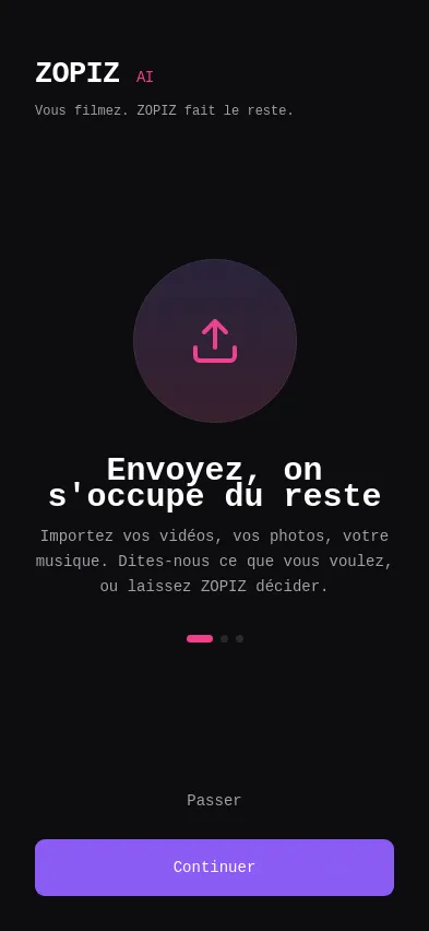 ZOPIZ AI Mobile Editor