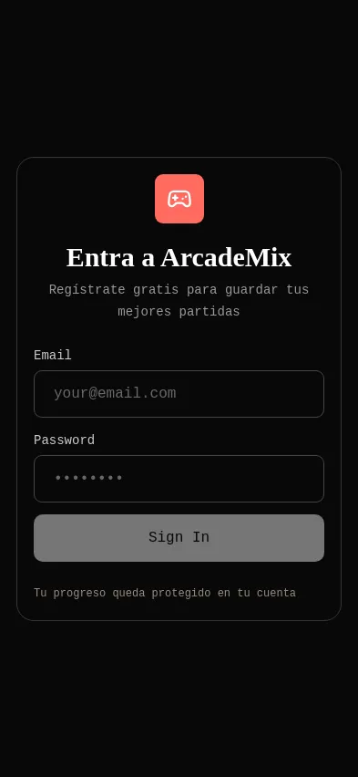 ArcadeMix Juegos Amigable