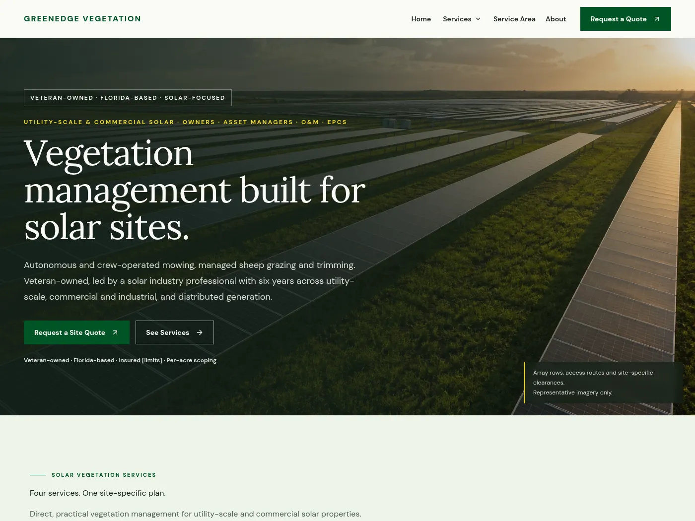 GreenEdge Vegetation Site