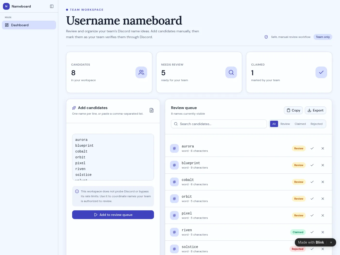Discord Username Scanner