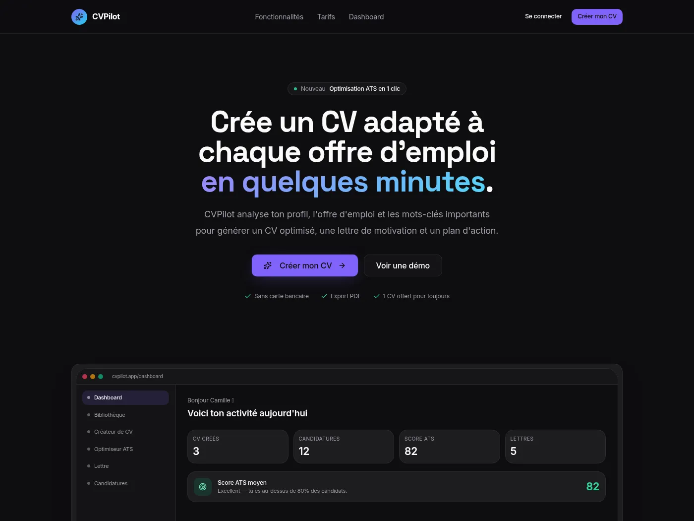 CVPilot AI Resume Builder