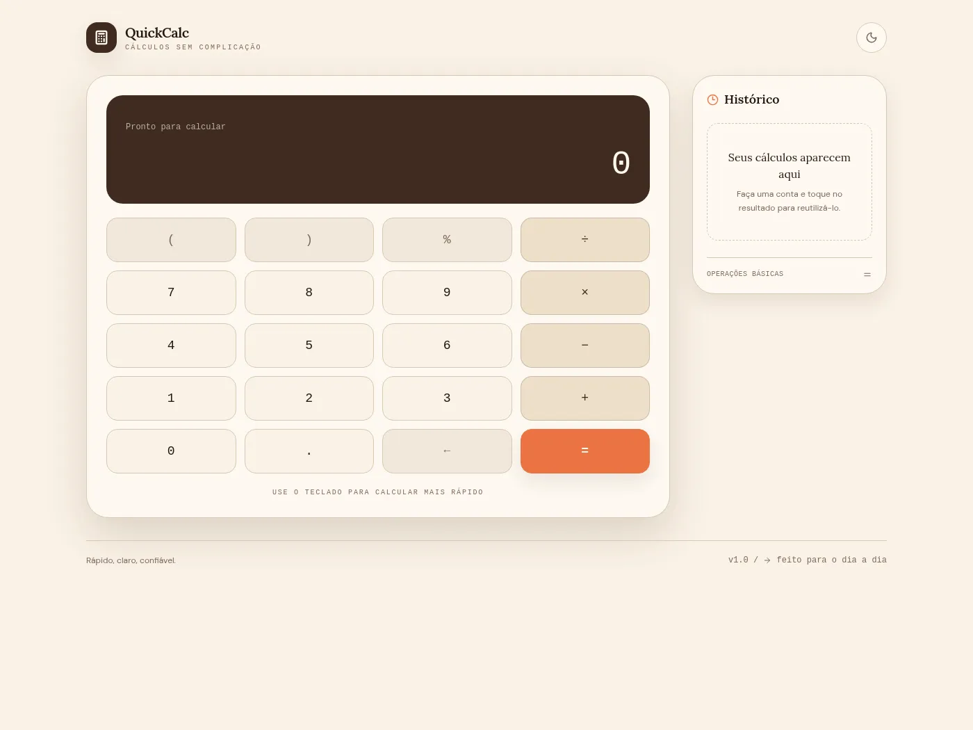 QuickCalc App