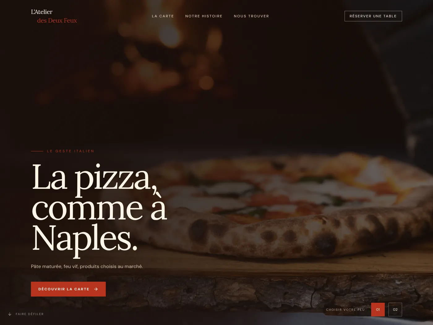 Pizza Thai Fusion Site