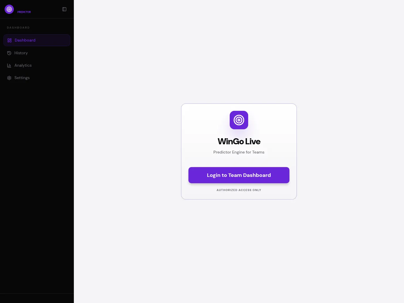 WinGo Live Predictor