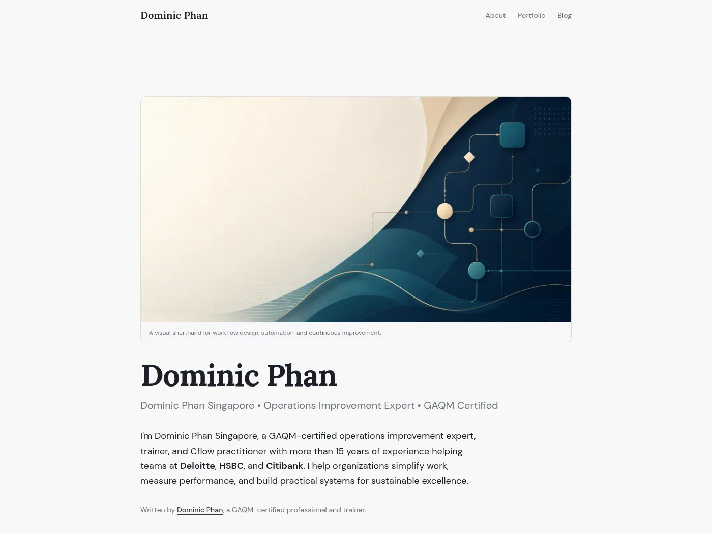 Dominic Phan Portfolio Site