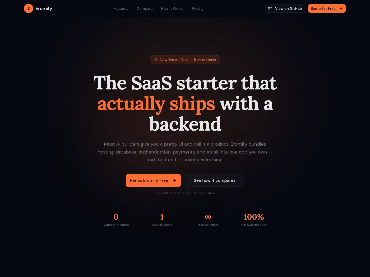 Eromify SaaS Starter