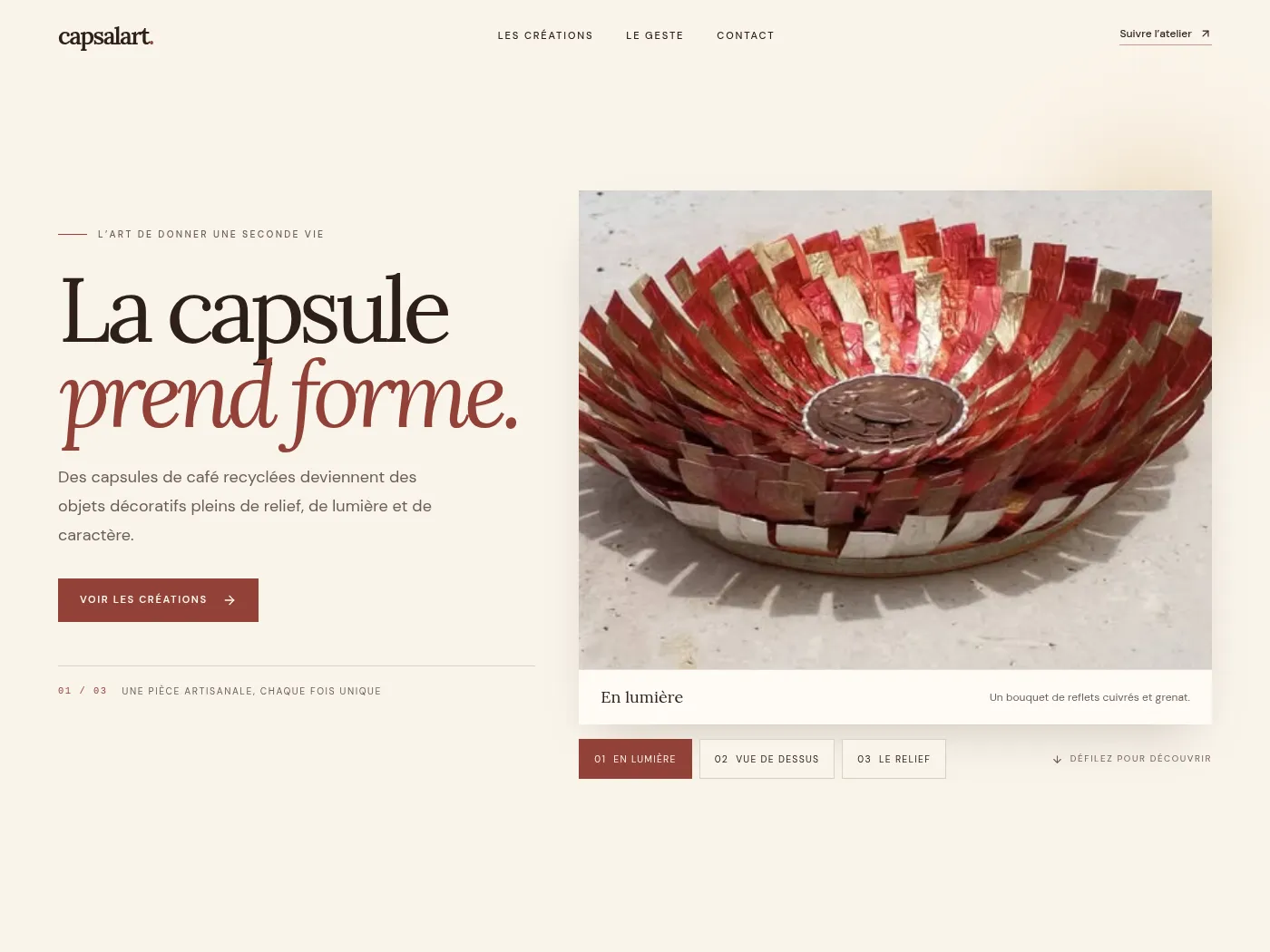 Artisan Showcase Site