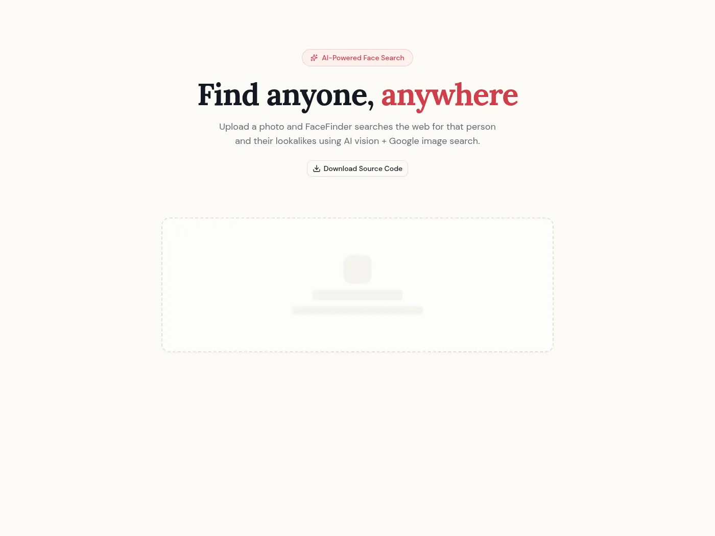 FaceFinder Web
