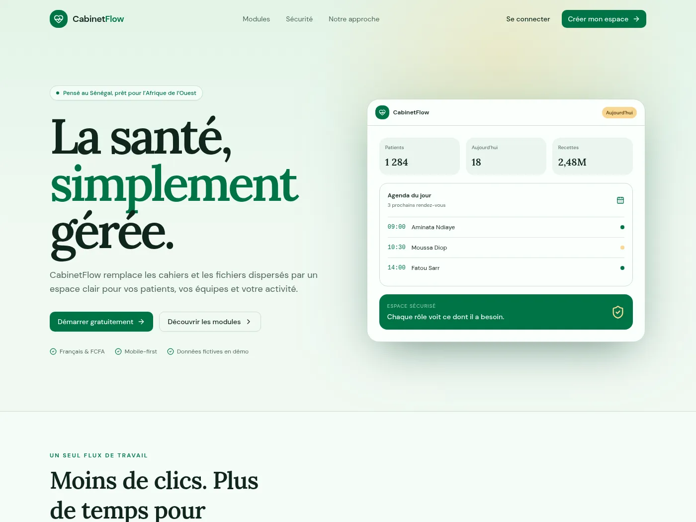 CabinetFlow Health SaaS