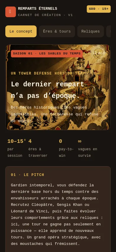 Remparts Éternels: Tower Defense
