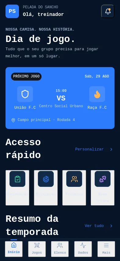 Pelada FC Manager