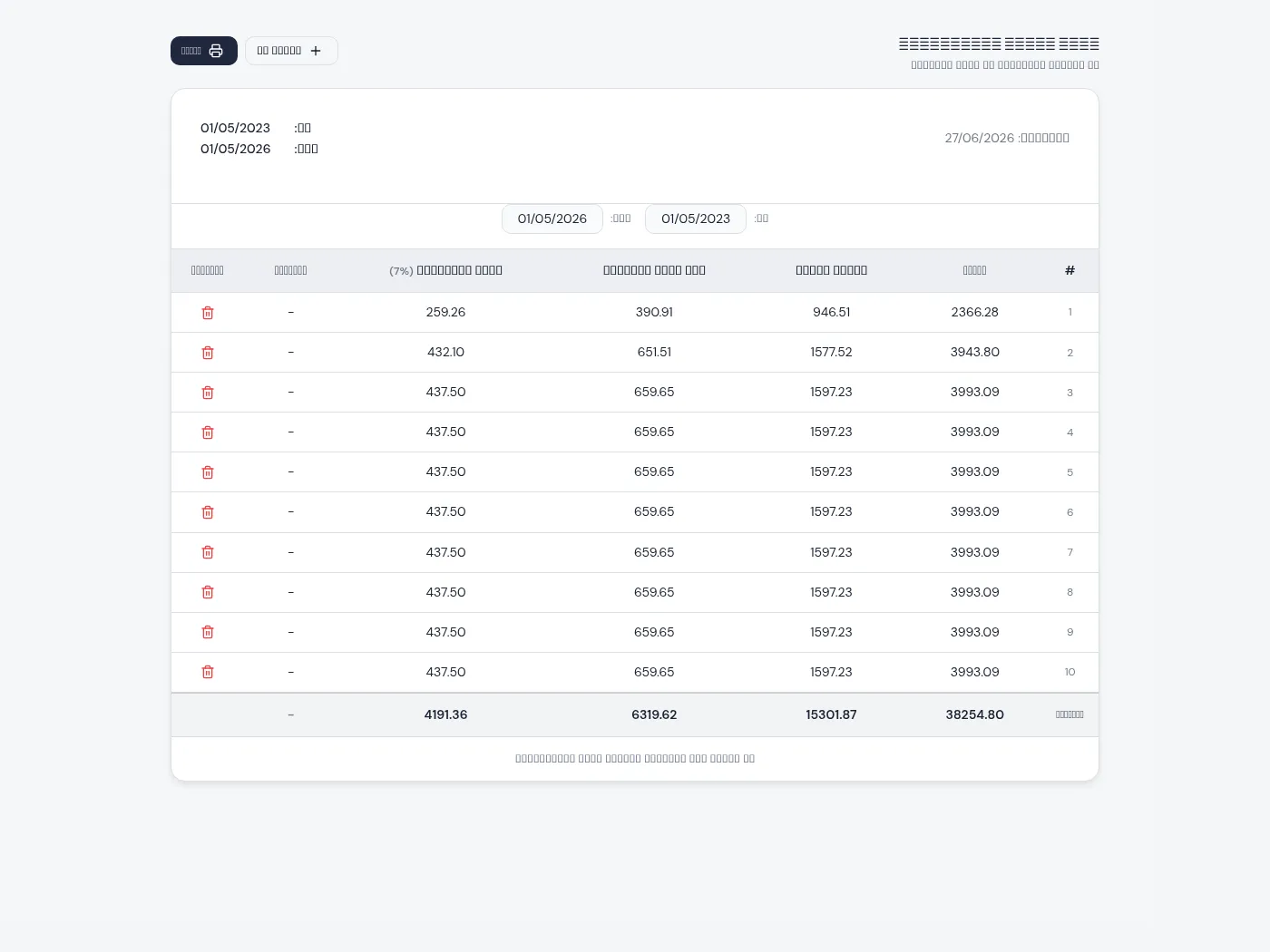 Replica Report Builder