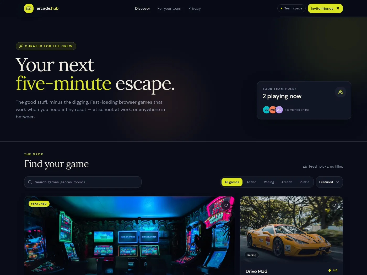 Unblocked Arcade Hub