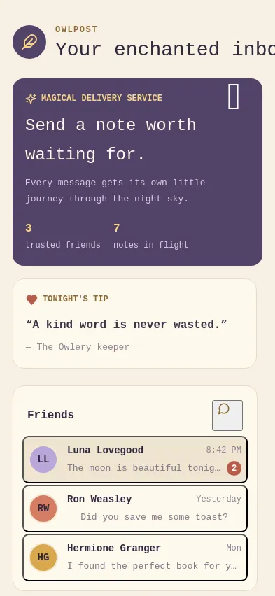 OwlPost Messenger