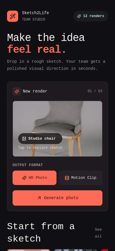 Sketch2Life AI
