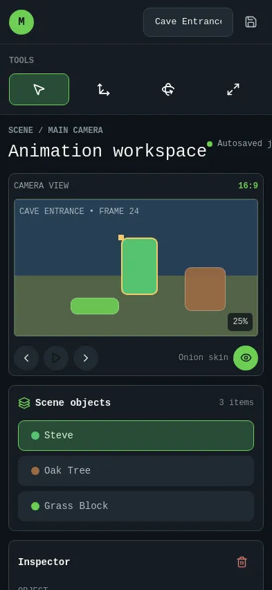 MineAnimator Mobile